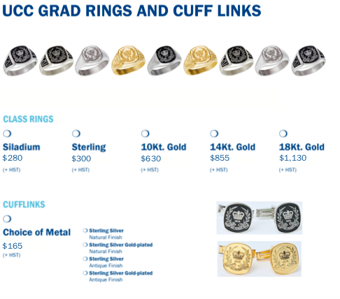 Grad Rings – The Blue and White